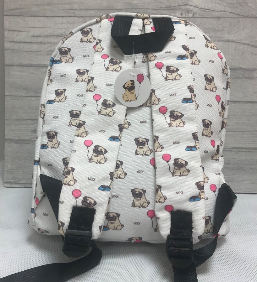 Pugs & Kisses Backpack | 41278 | Kids / Stationary / School Time ...