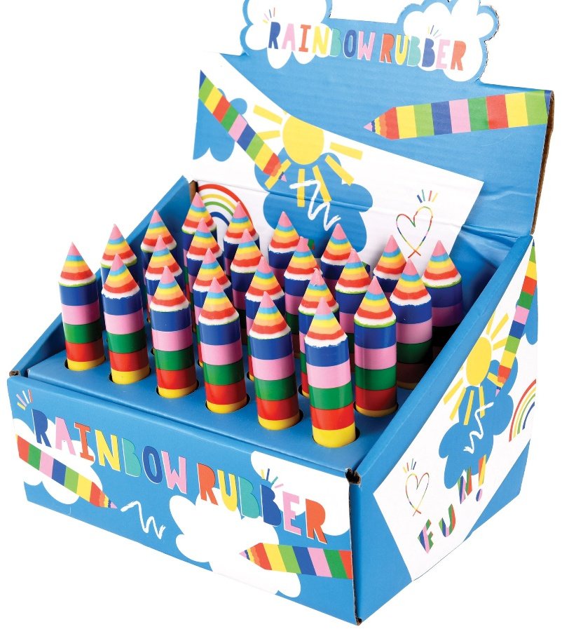 28131 / Colourful Rainbow Rubber | 41292 | Kids / Stationary / School ...