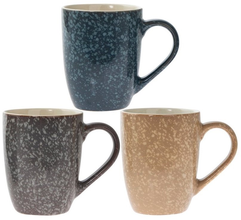LP43192 / Glazed Earthenware Inspired Assorted Mugs 12cm | 41492 ...