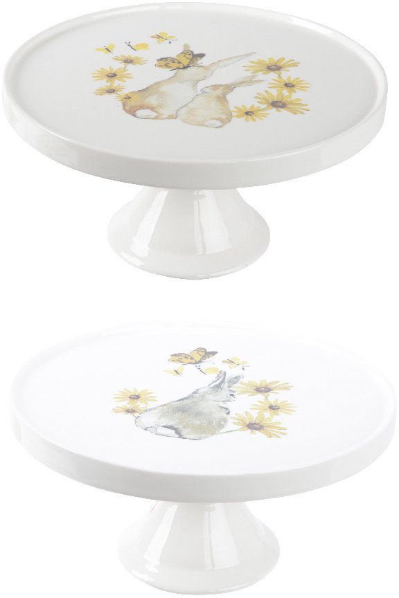 Porcelain Bunny Cake Stand, 2a | 41623 | Kitchen & Dining / Tableware ...