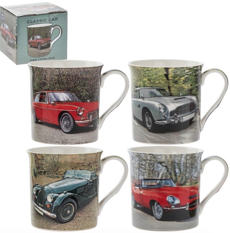 LP93470 / Fine China Classical Car Mugs, 4ass | 42377 | Interior Decor ...
