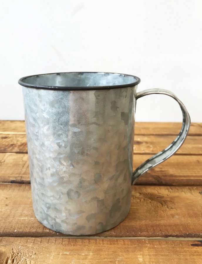 Zinc Cup Planter, 18cm | 42580 | Homeware / Jugs & Vases | Gainsborough ...