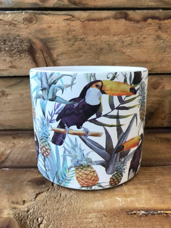 Toucan Ceramic Planter | 42661 | Outdoor Living / Planters & Containers ...
