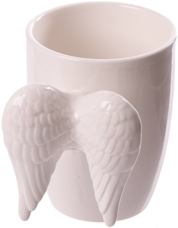 Ceramic Angel Wings Mug, 11cm | 43484 | Kitchen & Dining / Mugs & Tea ...