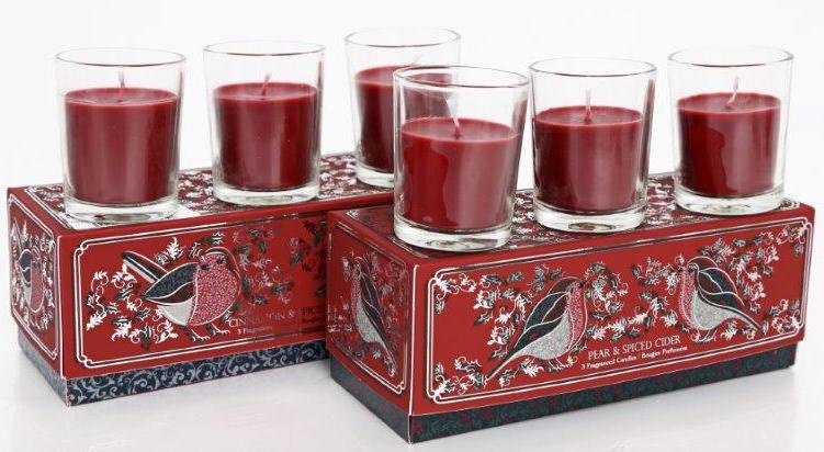 Christmas Robin Candles Set 3 | | Christmas Decorations / Fragrance ...
