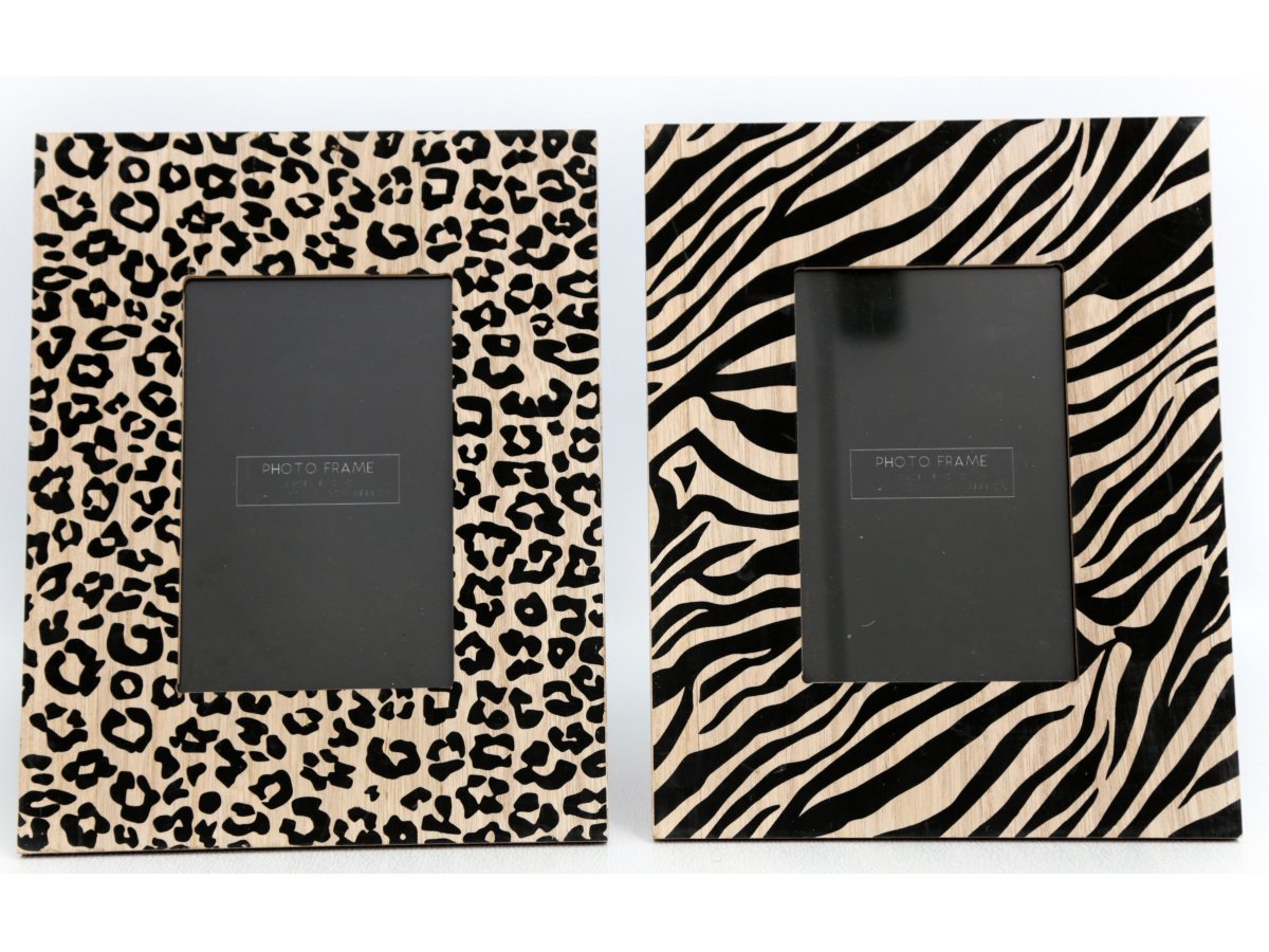 AN0050 / Animal Print Photo Frame 4 x 6 | 43950 | Homeware / Photo ...