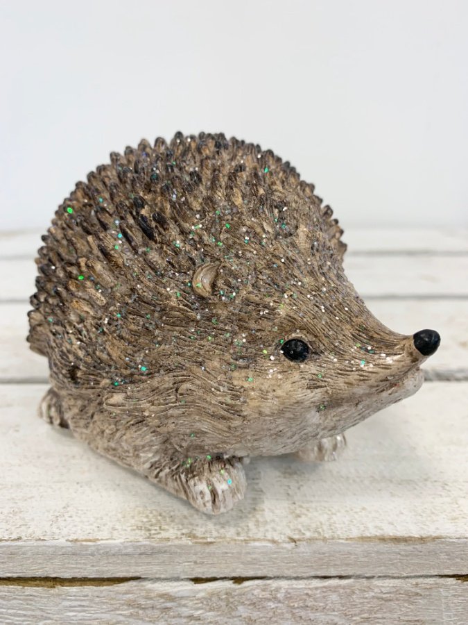 Resin Hedgehog, 14cm | 44134 | Christmas / Standing Decorations ...