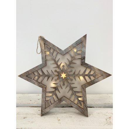 Hanging Light Up Star | | Christmas Decorations / Light Up | Noël & Co