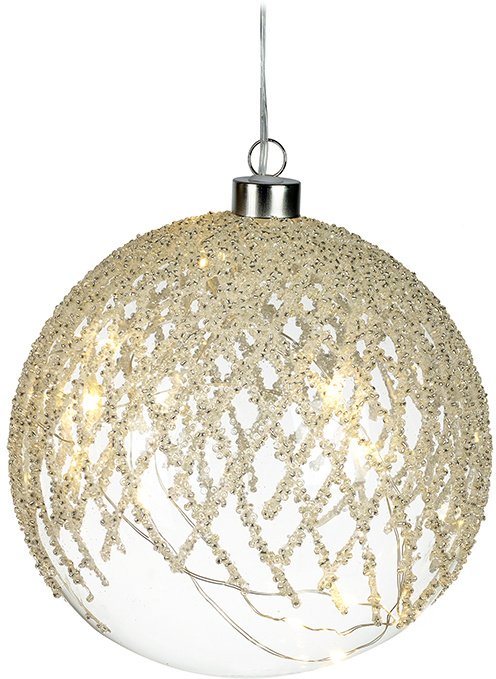 APH192B / LED Hanging Glass Bauble, 18cm | 44261 | Christmas / Display ...