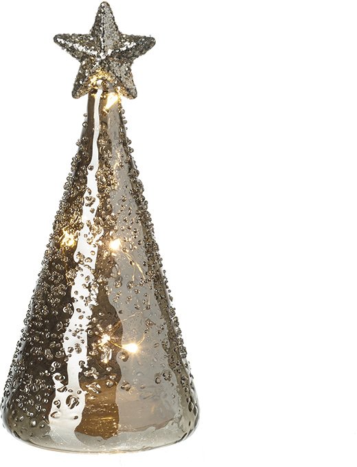 Silver LED Christmas Tree, Small | | Christmas Decorations / Light Up ...