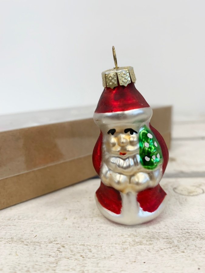Vintage Santa Bauble, Set 4 | 44738 | Christmas / Hanging Decorations ...