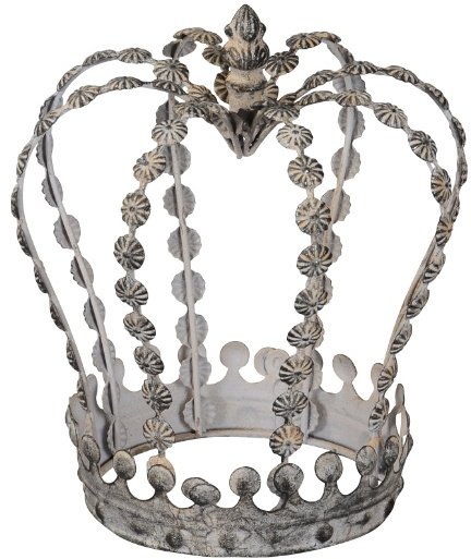 Rustic Metal Crown Candle Holder, 21.5cm | 44856 | Christmas / Candles ...
