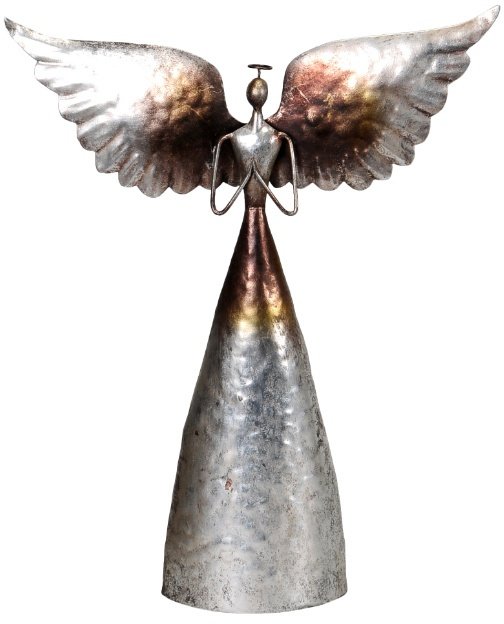 Decorative Metal Angel Figure, 41cm | 44864 | Christmas / Ornaments ...