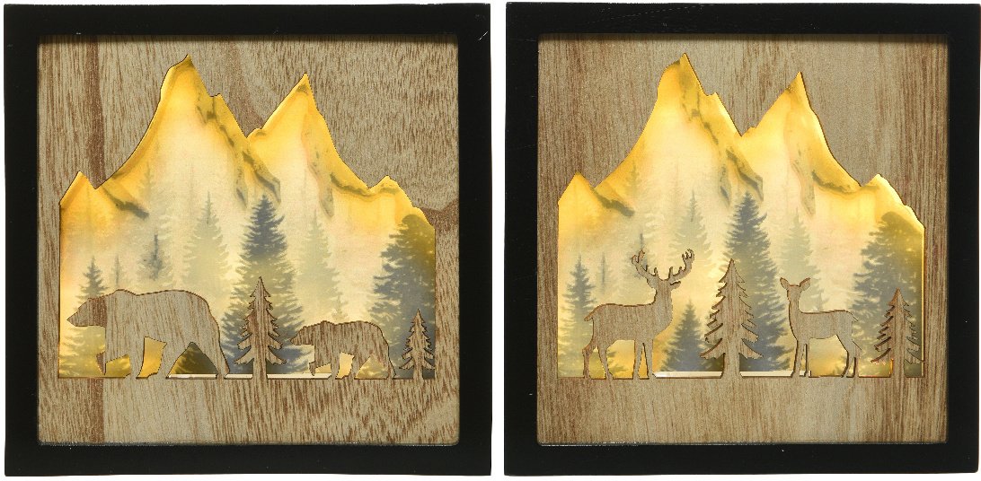 Assorted Light Up Scenery Frames | 45119 | Christmas / Display and ...