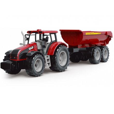 Red Tractor and Trailer Toy | 45190 | Kids / Toys and Games | Rosefields