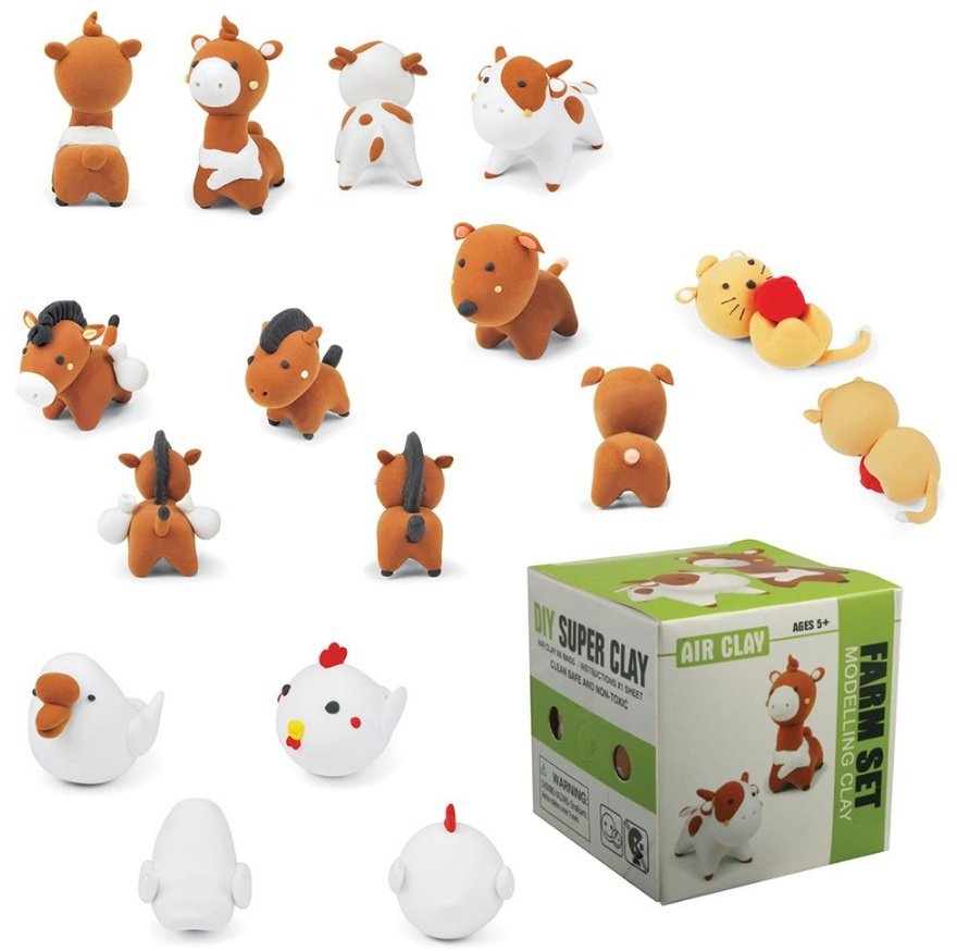 Farm Animal Modelling Clay Pack | 45192 | Kids / Toys and Games ...