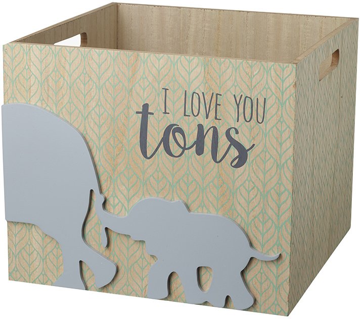 HLD601 / Baby Elephant Storage Crate | 45926 | Interior Decor / Shelves ...