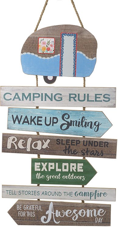 NHH314 / Caravan Camping Rules | 45947 | Signs & Plaques / Coastal ...