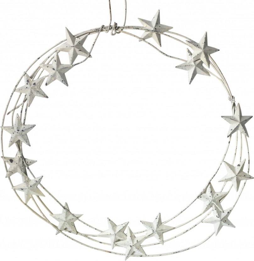 MBF1225 / Hanging Metal Star Wreath | 45986 | Christmas / Wreaths and ...