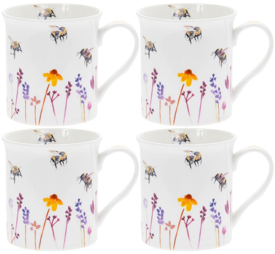 LP93884 / Busy Bee Set of 4 Mugs | 46107 | Kitchen & Dining / Mugs ...