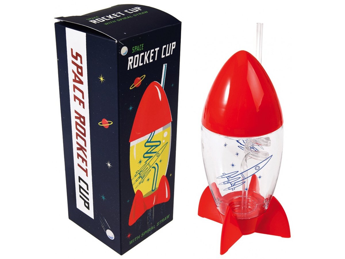 28567 / Retro Red Rocket Drinking Cup | 46356 | Kids / Stationary ...