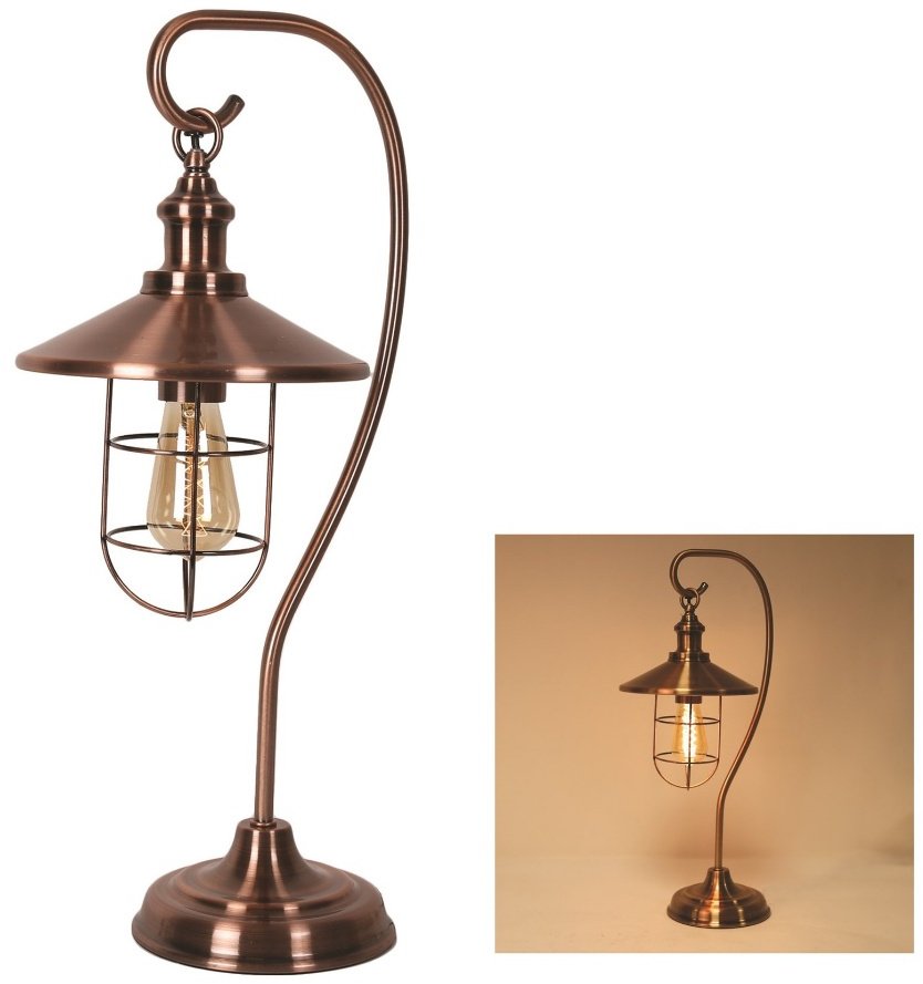 Bronze Edison Bulb Desk Lamp | 46586 | Homeware / Lighting & Light Up ...