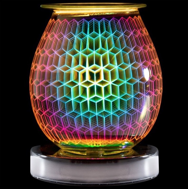 LP44349 / 17 cm Rhombus Lamp and Oil Burner | 46768 | Interior Decor ...