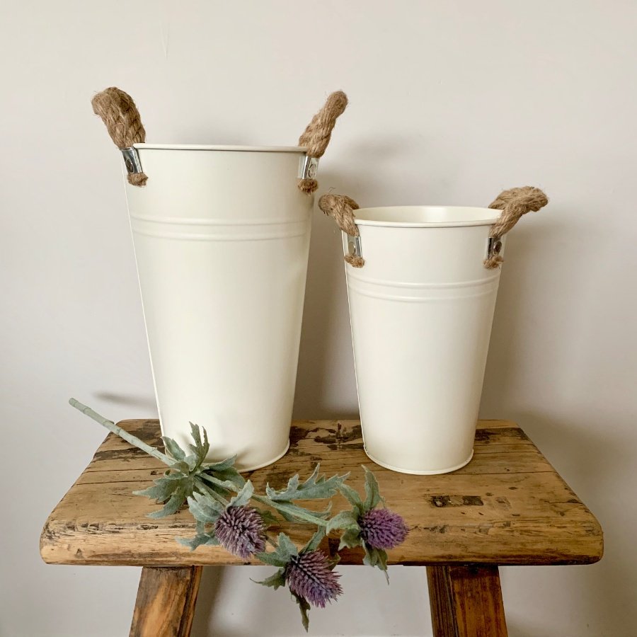 Rustic Cream Vase, 25cm | 46943 | Homeware / Jugs & Vases ...