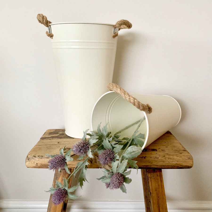 Rustic Cream Vase, 30cm | 46944 | Homeware / Jugs & Vases ...