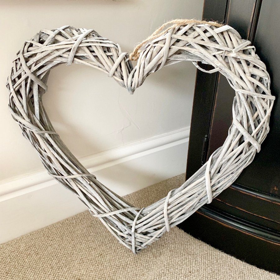 Rattan Heart, 50cm | | Christmas Decorations / Wreaths & Garlands ...