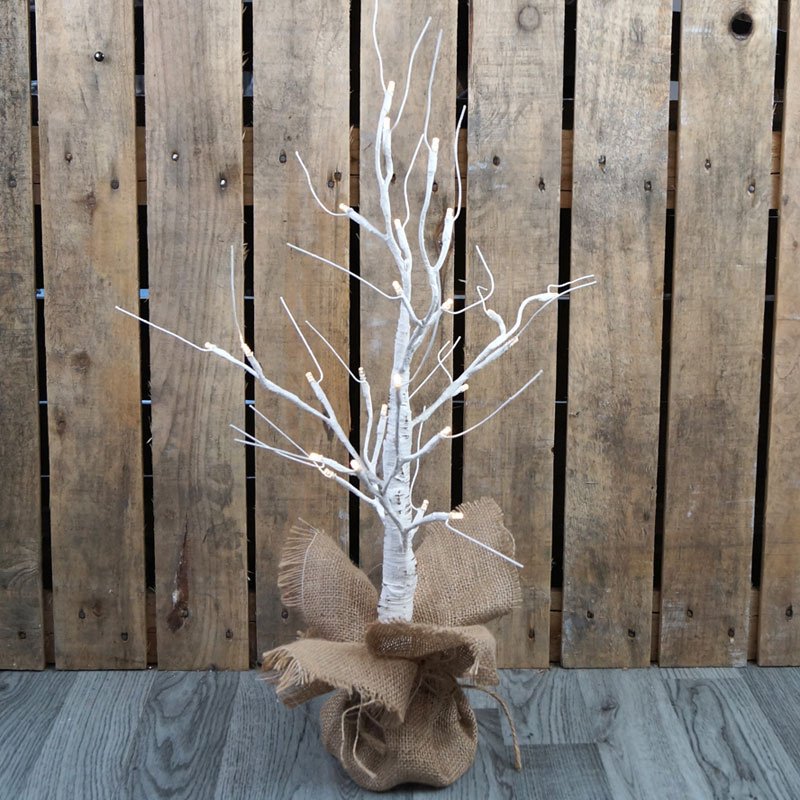 White Birch Twig Tree, 60cm | 47015 | Christmas / Display and Light Up ...