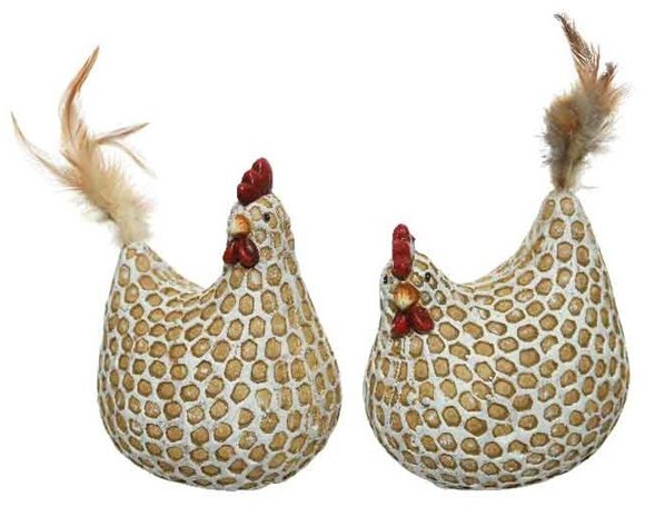 Rustic Decorative Chickens, Large | 47055 | Interior Decor / Home ...