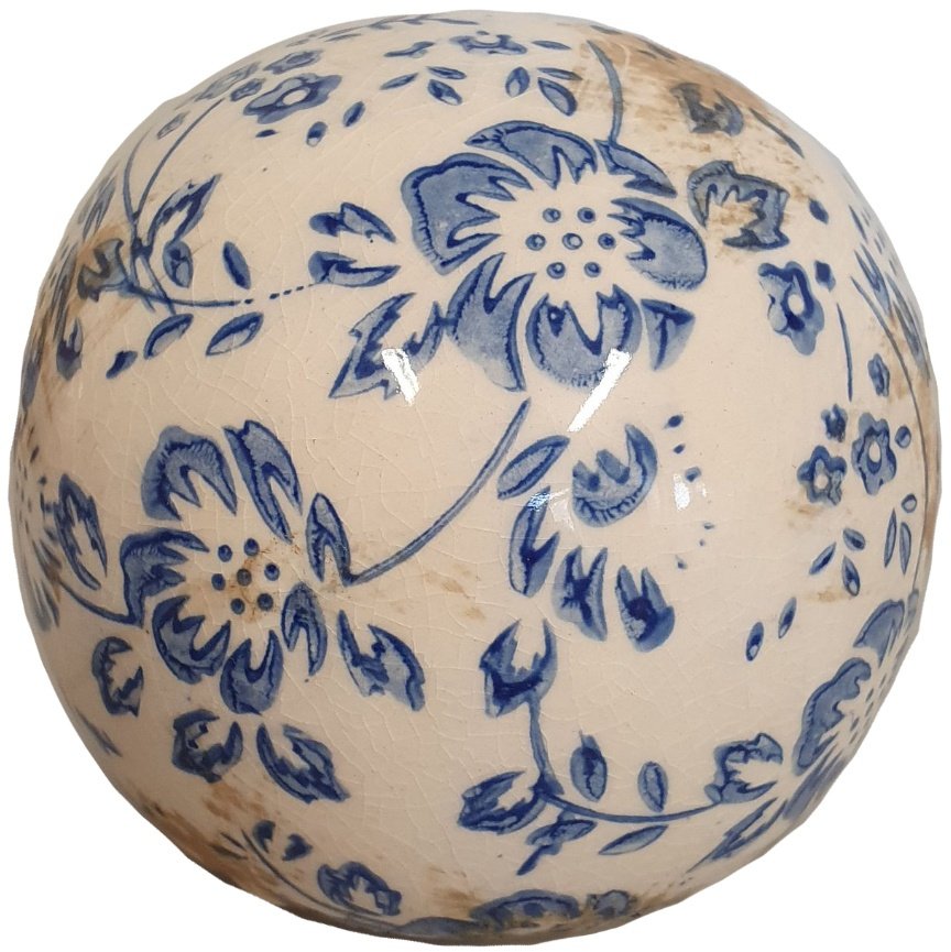 Floral Decorative Sphere, 9cm | 47281 | Homeware / Decorative ...