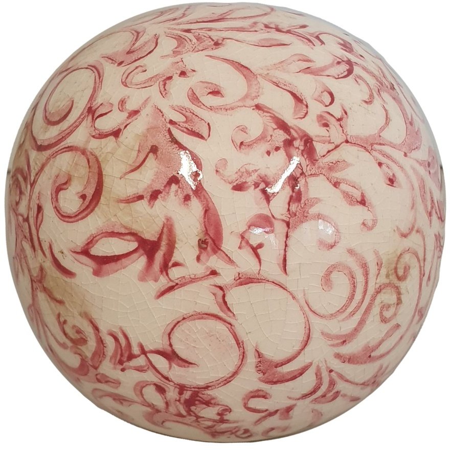 Pink Floral Sphere, Small 9 cm | 47314 | Homeware / Decorative ...