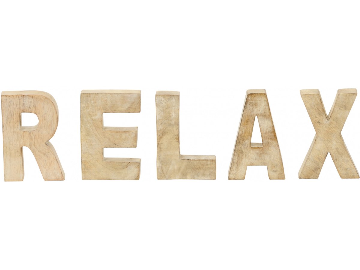 Relax Wooden Letters | 47350 | Signs & Plaques / Family, Home & Love ...