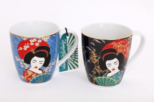 TJNE0051 / 10 cm Japanese Geisha Printed Mug | 47489 | Kitchen & Table ...