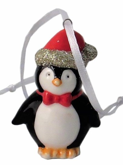 Ceramic Penguin Hanger | 48124 | Christmas / Hanging Decorations ...