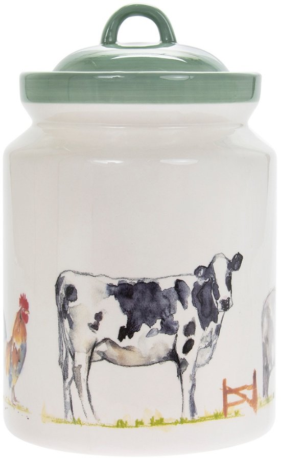 LP45155 / Ceramic Biscuit Barrel Country Life Farm | 48142 | Kitchen ...