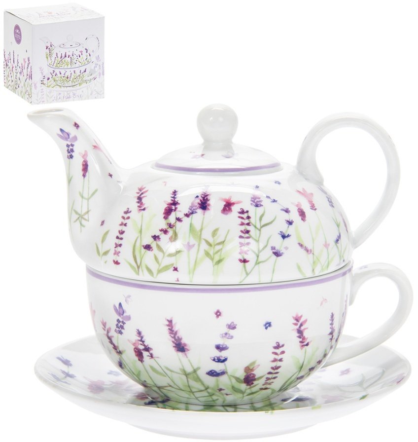 LP94060 / Purple Lavender Ceramic Tea For One | 48197 | Kitchen ...