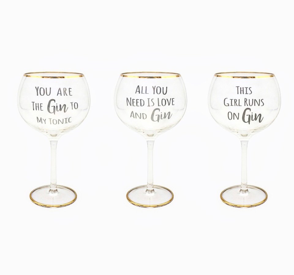 LP44516 / Slogan Lustre Gin Glass | 48265 | Kitchen & Table / Glassware ...