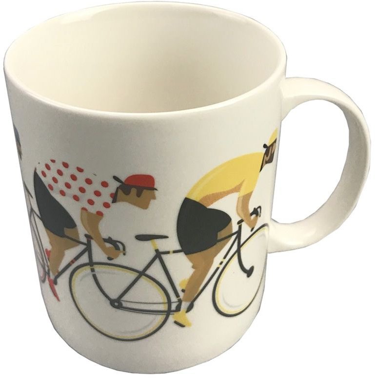 9 cm Cycle Works Bone China Mug Bicycle Race | 48363 | Kitchen & Table ...