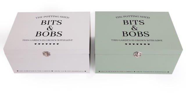 PS0027 / Wooden Bits & Bobs Storage Boxes, 30cm | 48925 | Interior Decor / Home Accessories ...