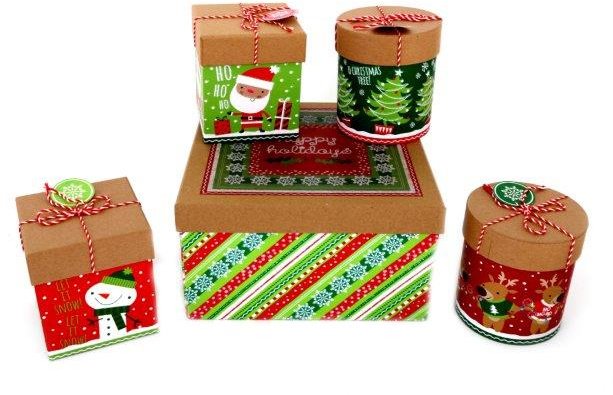 Set of 5 Christmas Character Gift Boxes | | Christmas Decorations ...