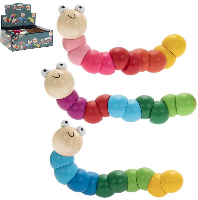 LP62021 / Wooden Retro Wigging Worms | 49164 | Kids / Toys and Games ...