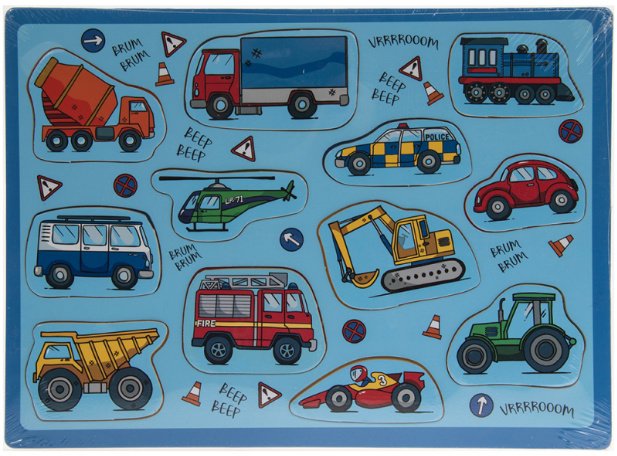 LP62014 / Wooden Vehicles Puzzle | 49295 | Children & Baby / Toys ...