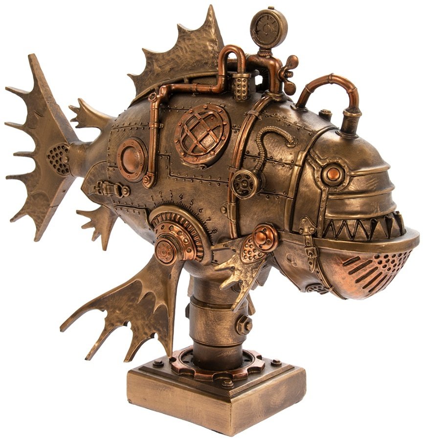 LP45790 / Ornamental Steampunk Fish | 49401 | Interior Decor / Home ...