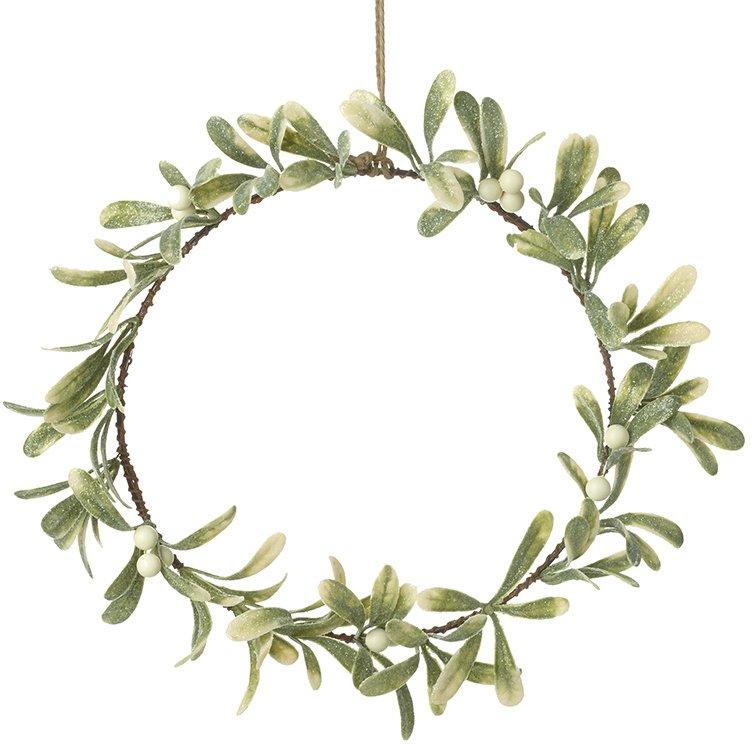 SNS260 / Hanging Mistletoe Wreath, 25cm | 49594 | Christmas / Christmas ...