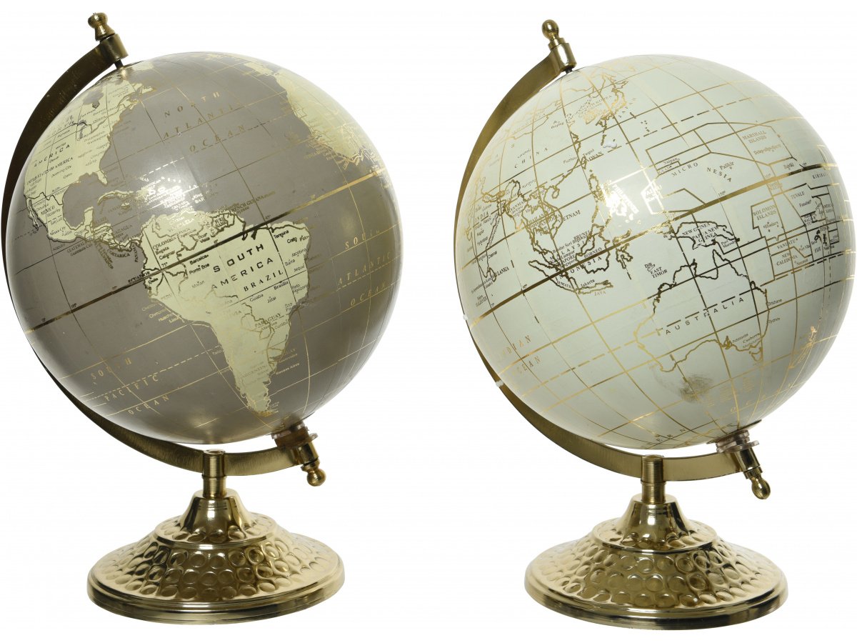 Decorative Iron Globes, 30cm | 50429 | Christmas / Standing Decorations ...