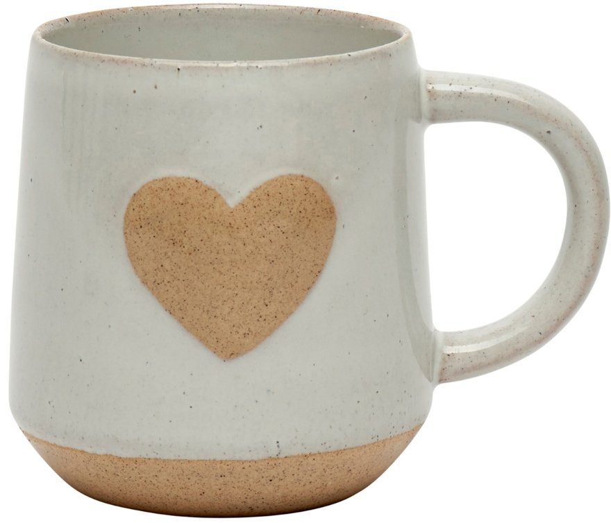 MUGG094 / Stone Heart Mug, 13.5cm | 50611 | Kitchen & Dining / Mugs ...