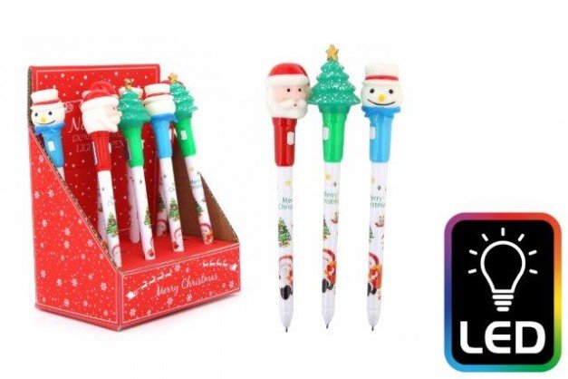 XMC0464 / Light Up Christmas Character Pens | 50699 | Christmas / Kids ...